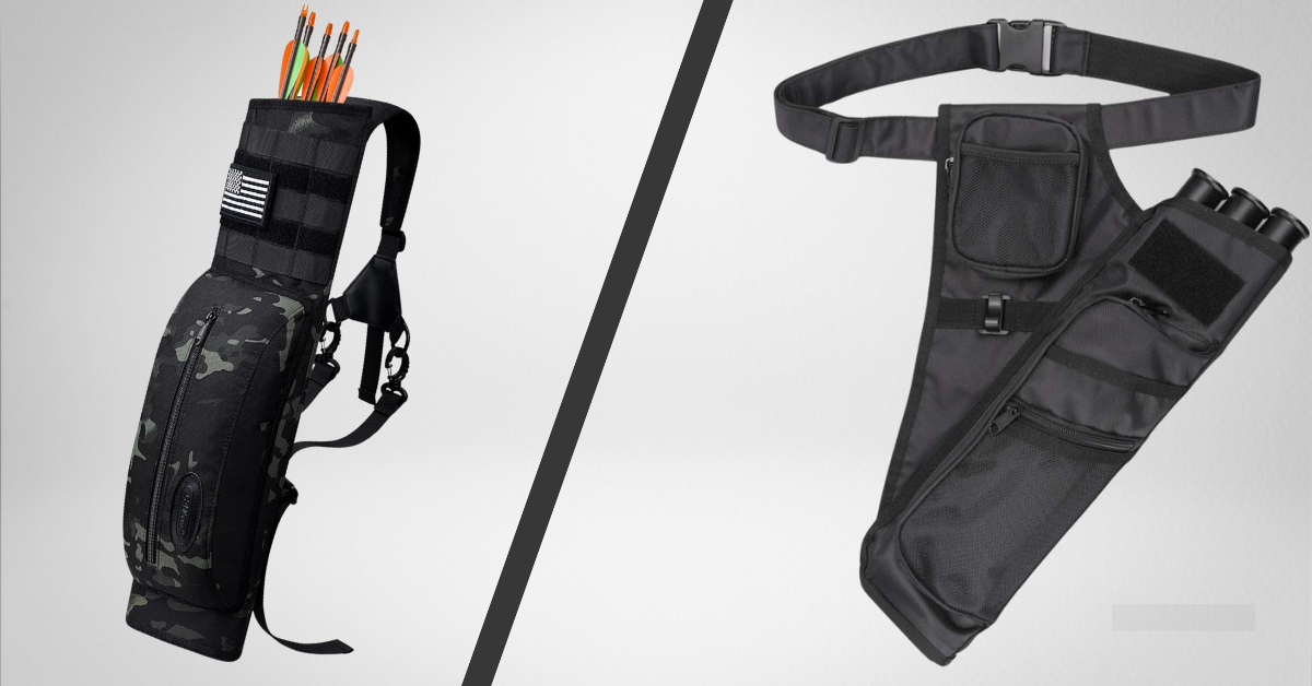 Belt Quiver vs Back Quiver: Choosing the Right Arrow Holder for Your Archery Style | Quiver Me ...